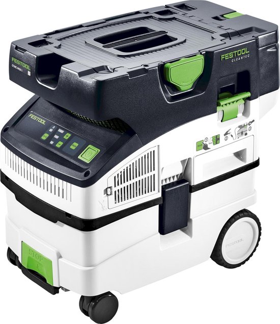 Festool CTMC MIDI I-Plus Accustofzuiger 2x18V 5.0Ah - 577672 | bol