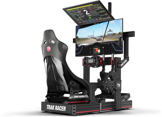 Trak Racer- Grote, op de cockpit gemonteerde dubbele monitorstandaard ...