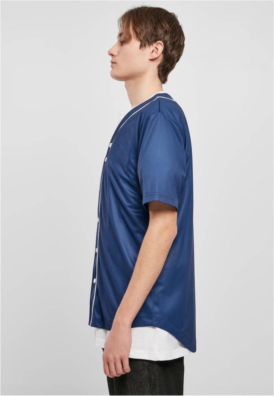 Urban Classics Shirt -XL- Baseball Mesh Jersey Blauw | bol.com