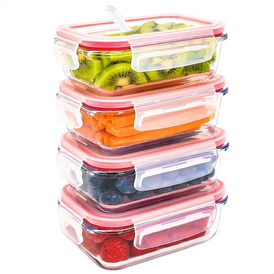 voedselopslagcontainer / Glass Food Storage Containers - Luchtdicht ...