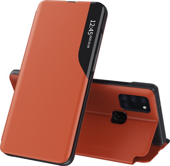 Techsuit - eFold Series - Samsung Galaxy A21s - Orange | bol.com