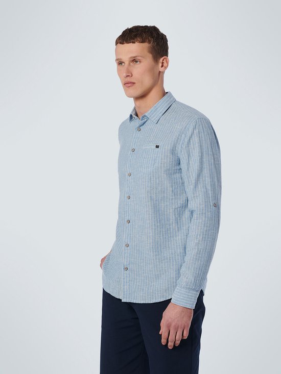 No Excess Mannen Linnen Overhemd Blauw XL | bol.com