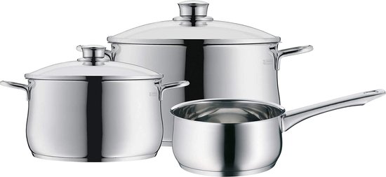 WMF - Pannenset - Diadeem plus - 3 pannen met deksel | bol