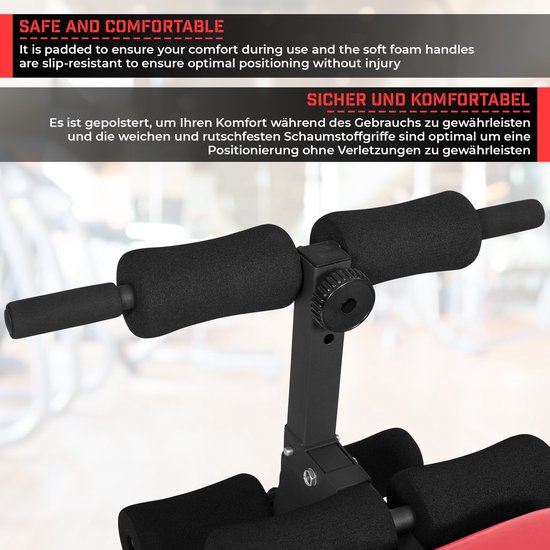 Physionics - Fitness Buiktrainer - Rugtrainer - Trainingsbankje ...