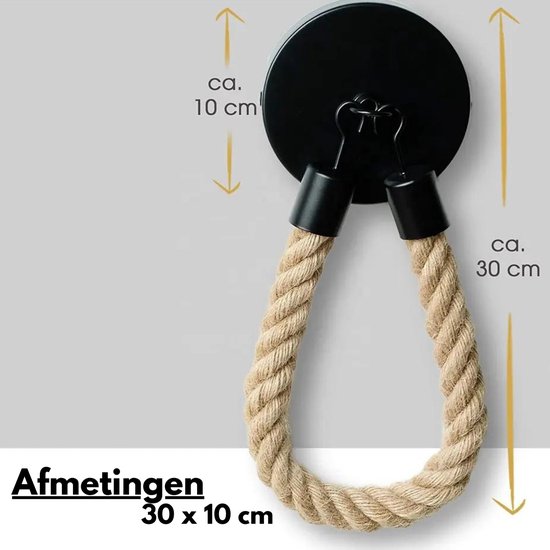 Pazzo Goods - Toiletpapierhouder - Zwart - Met boren - Vintage - wc ...