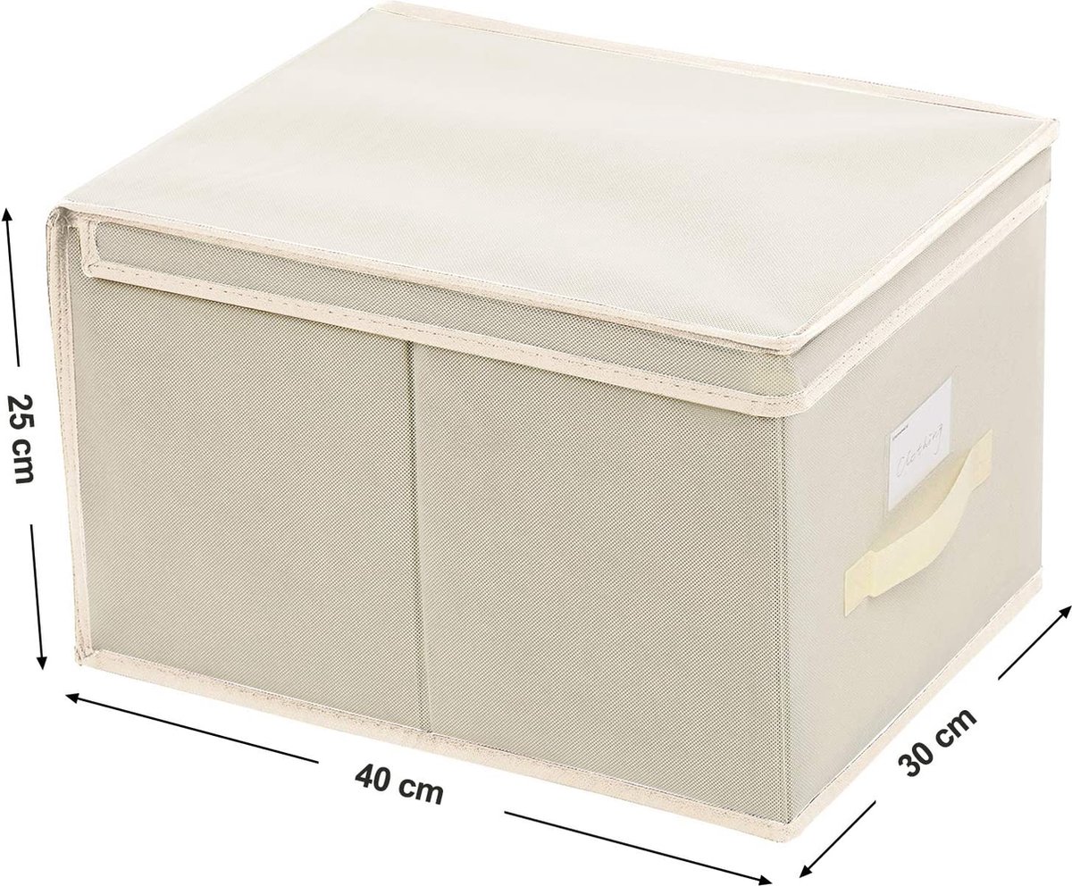 Opbergbox - Opbergdoos - Opbergdoos met deksel - Opbergboxen - 40 x 25 ...