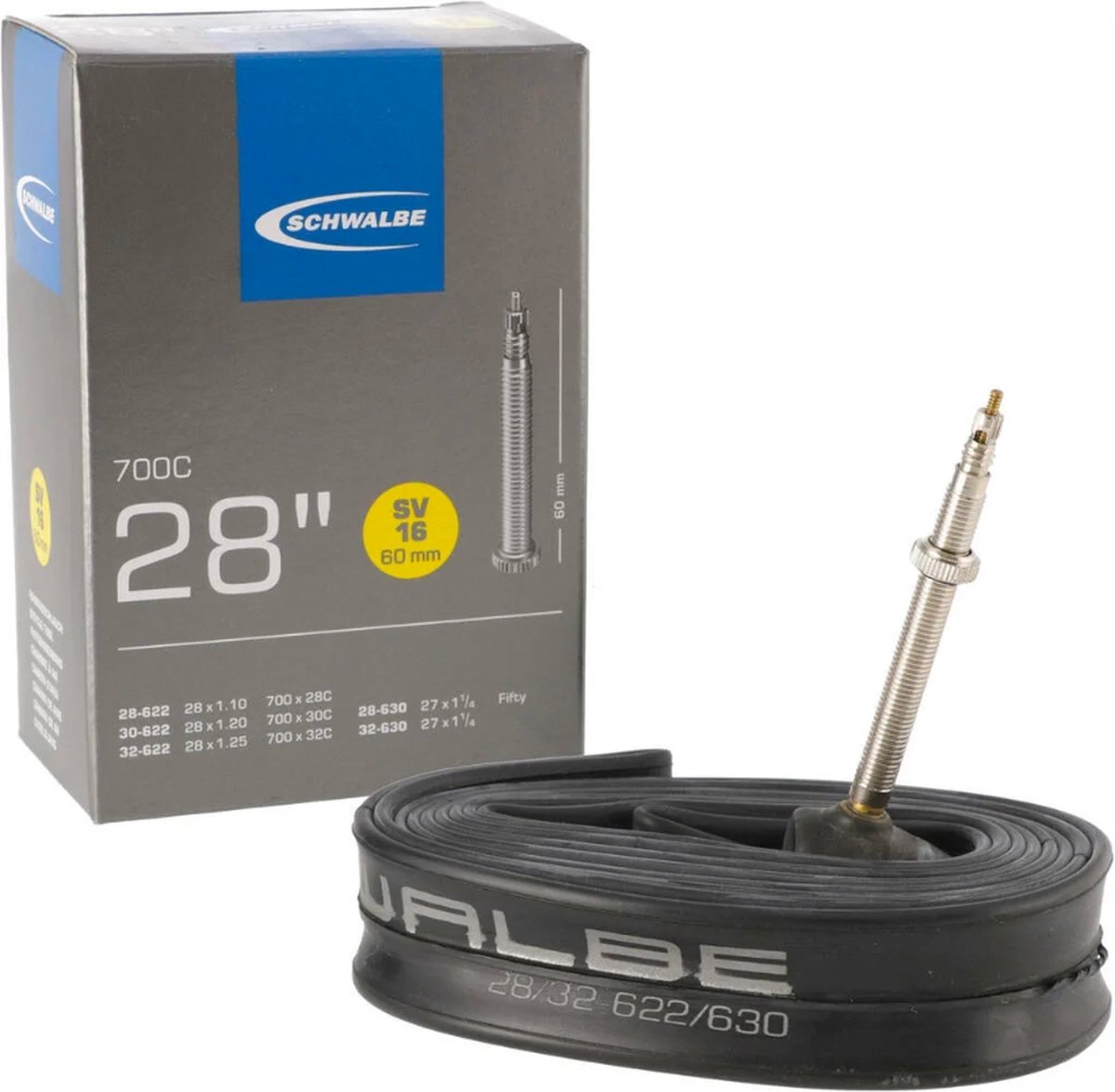 Schwalbe Binnenband - SV16 - 28 inch x 1.10 - 1.25 - Frans Ventiel ...