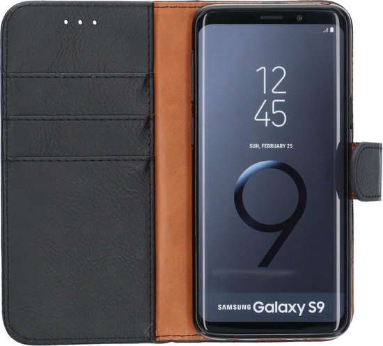 Samsung S9 G960F book case hoesje Black | bol.com