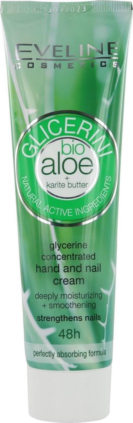 Eveline Cosmetics Glicerini Hand And Nail Cream With Aloe Vera 100ml. | bol