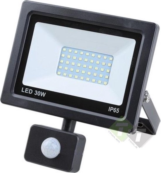 LED Straler + Sensor, Werklamp, Bouwlamp led, Ledlamp 30Watt | bol