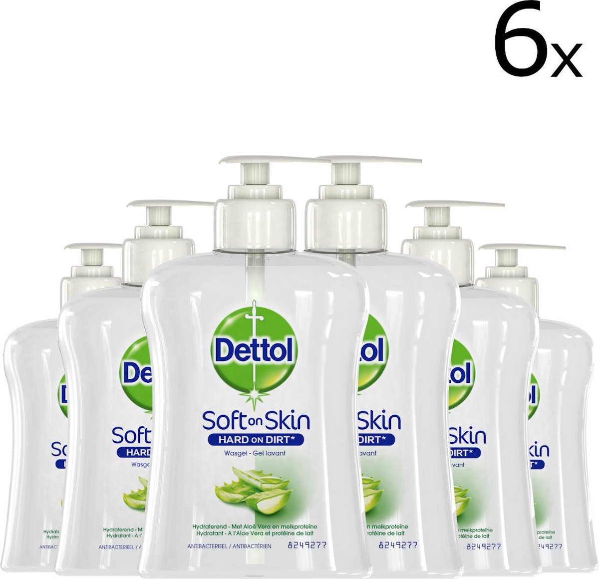 Dettol Handzeep - Antibacterieel - Verzachtend - Aloë Vera - 6 x 250 ml ...