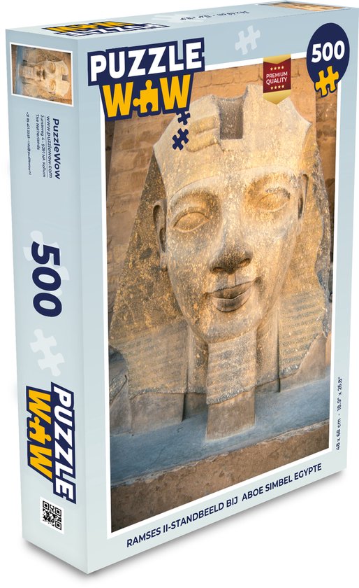 Puzzle Abu Simbel 500 pièces - Statue de Ramsès II à Abou Simbel Egypte ...