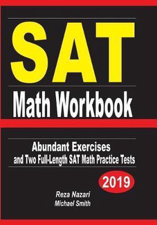 SAT Math Workbook | 9781092773232 | Reza Nazari | Boeken | bol