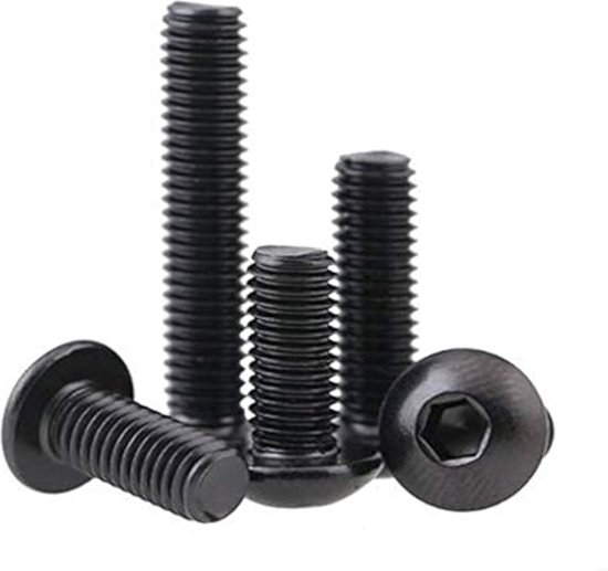 Schroeven 5 stuks roestvrij staal bolkop zeskantige inkeping - M6 x 12 ...