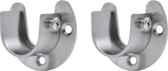 Roestvrij stalen U-vormige eindstang beugel voor garderobe douche ...