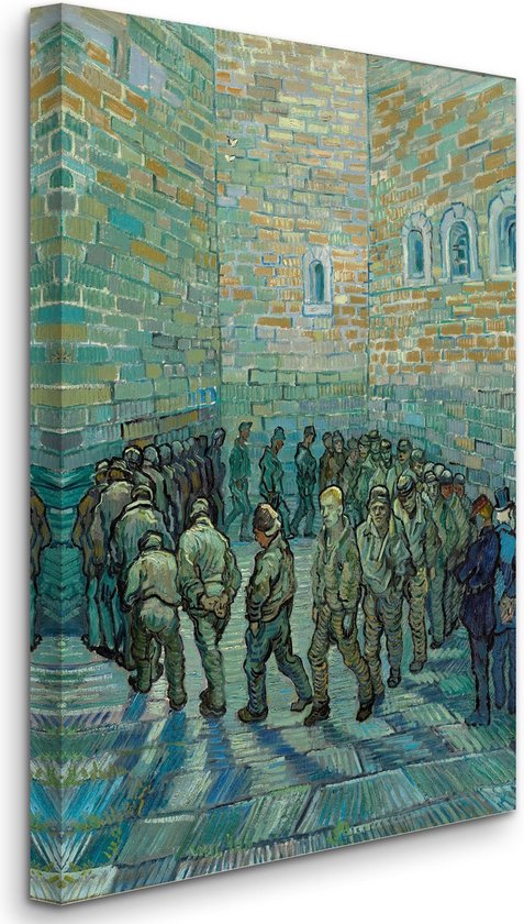 Vincent van Gogh - The Prison Courtyard - De gevangenisbinnenplaats ...