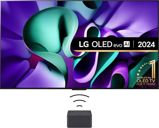 LG M4 OLED77M49LA - 77 inch - 4K MLA OLED - 2024 | bol