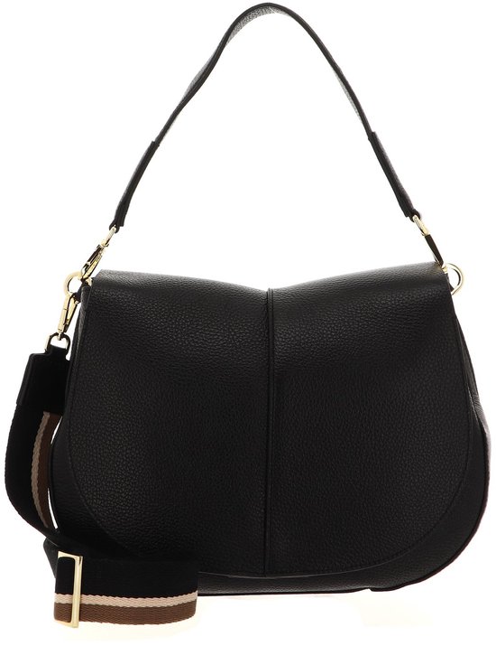 Gianni Chiarini Medium Crossbodytas / Schoudertas Dames - Leer - Helena Round - Zwart | bol