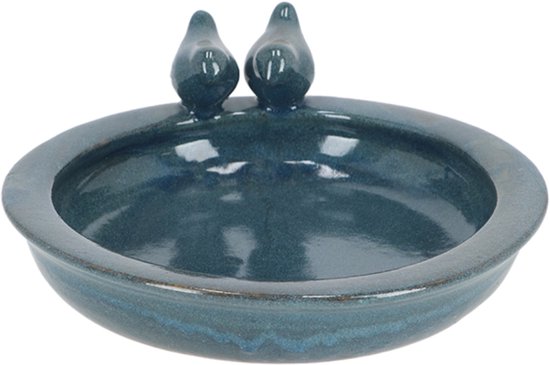 Esschert Design Vogelbad keramiek petrol | bol