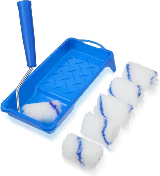 Schuimverfroller 8 stuks 55 cm - mini-verfroller kit voor ...