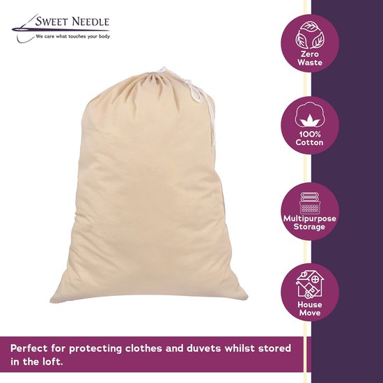 Sweet Needle Extra grote, extra grote boodschappenzakken voor wasgoed ...