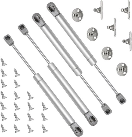 4 stuks gasveren 50 N/5 kg gasdrukdemper voor meubels softclose ...
