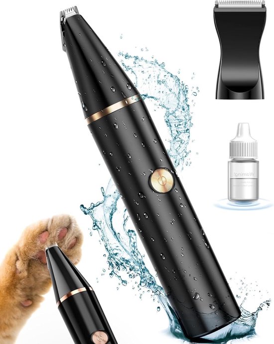 Stille huisdierpoottrimmer - Hondenpoot tondeuse voor honden en katten ...