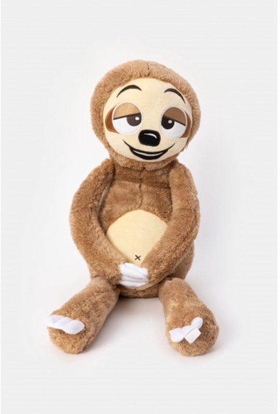 Woody Grote Knuffel Luiaard Oranje 50cm | bol