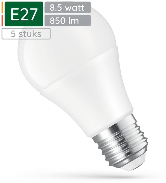 Spectrum LED Lamp E27 8.5W - 24V - 850 Lumen - 3000K Warm wit ...