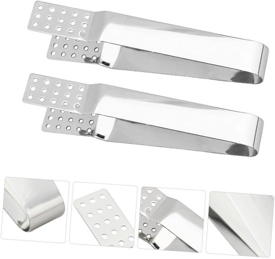 FUNOMOCYA 6 Stuks tang voor theezakjes suikerklontje tong voedsel ...