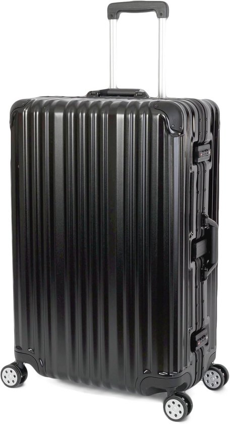 Lichte Reiskoffer met Harde Schaal en Aluminium Frame - Vijf Kleuren en ...