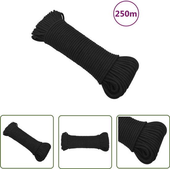 vidaXL Polyester Touw - Boottouw - Boottouw 4 mm 250 m polypropeen ...