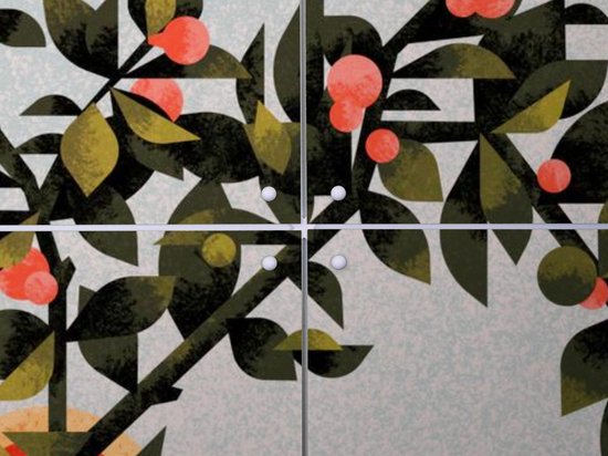 IXXI Plont 1, Studio Muti - 100 x 100 cm - Gratis ophangtool - Grote ...