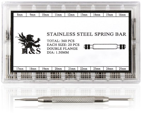 H&S 360 stks Horloge Band Pins Link Removal Tool Kit Horloge Band ...