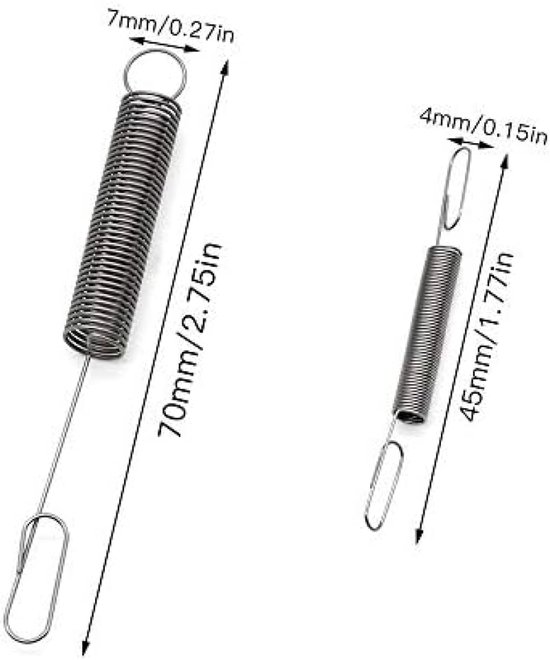 4 stuks Governor Springs Regulator Veren Set Gouverneur Veer Roestvrij ...