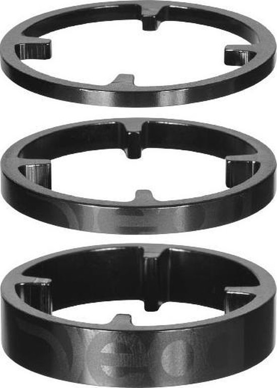 Deda Spacers Hss 46 Mm Staal 3/5/10 Mm Zwart 3 Stuks | bol