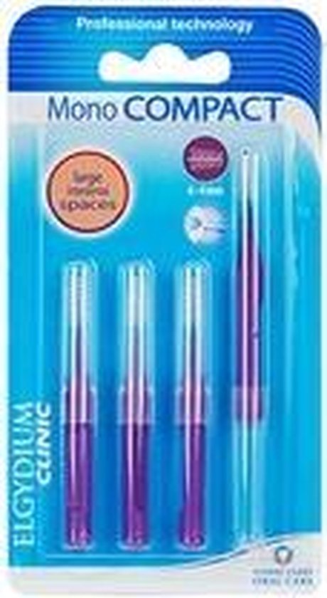 Elgydium - Mono Compact Toothbrush 6 (L) | bol.com