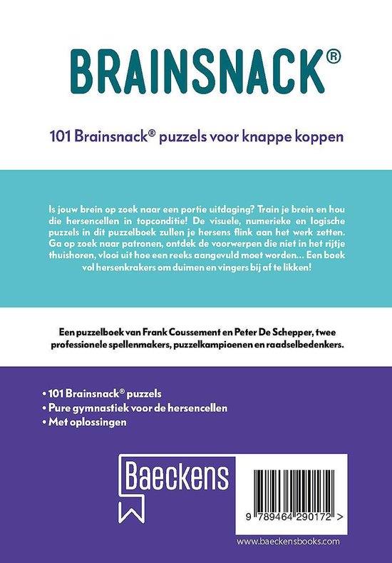 We Love Brainsnack, Peter De Schepper | 9789464290172 | Boeken | bol