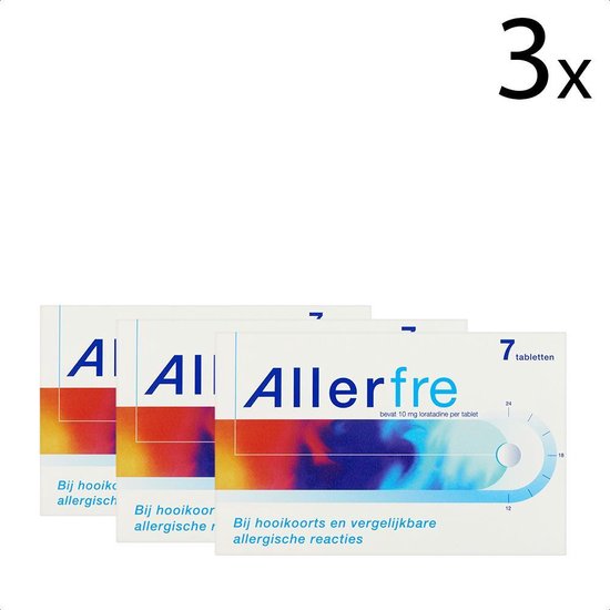 Allerfre Hooikoorts tabletten 7st x3 | bol