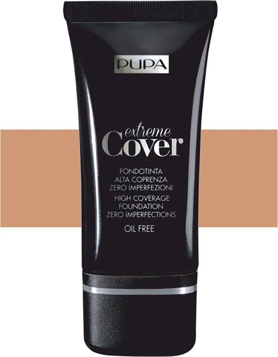 Pupa Milano - Extreme Cover - Foundation - 050 Deep Sand | bol.com