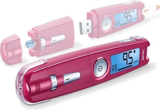 Beurer Bloedsuikermeter GL50 Pink | bol.com