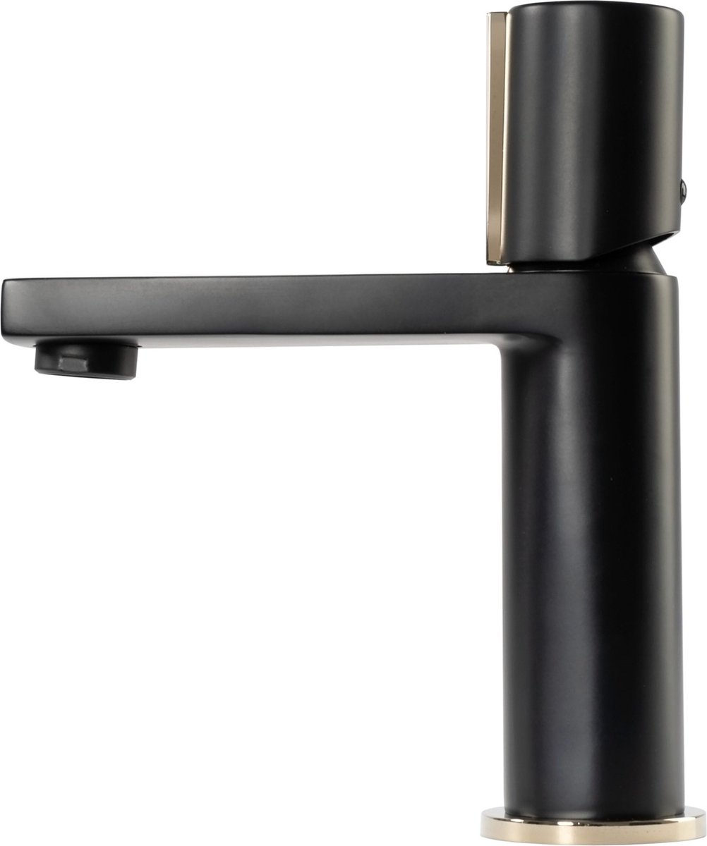REA Icom - Wastafelkraan/ Mengkraan - Opbouw - Laag Model Mat Zwart ...