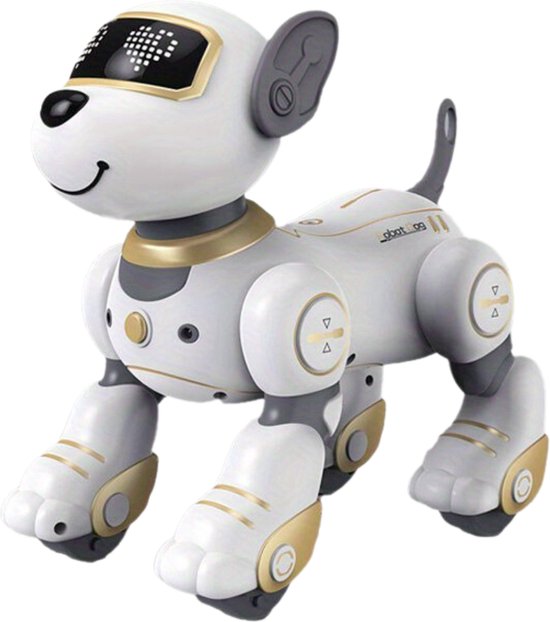 Livano Robot Hond - Robot Hondje Speelgoed - Interactief - Goud | bol
