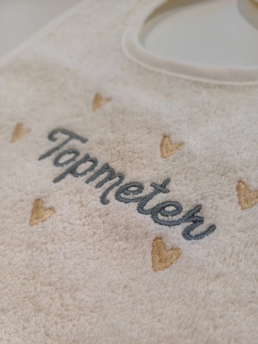 Peter en meter geschenk - 2 bavetten met tekst | bol