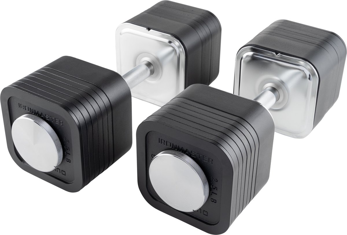 Ironmaster Quick-Lock Adjustable Dumbbell Add-on kit - van 34 kg naar ...