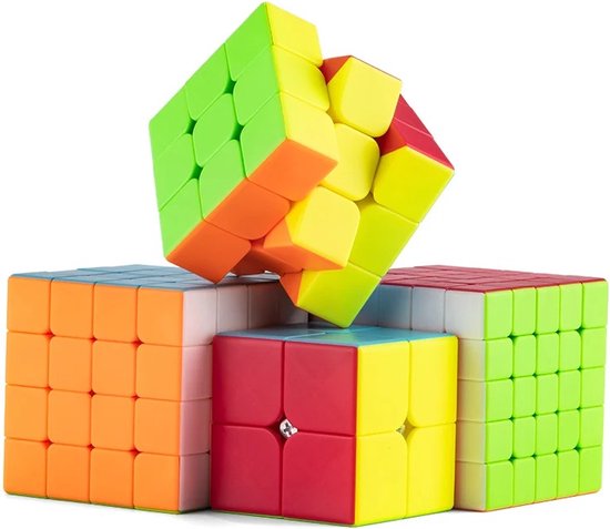 Speed Cube - 2x2, 3x3, 4x4, 5x5 - Speed Cube - Set 4 In 1 - Brein ...