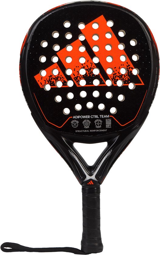 Adidas AdiPower CTRL Team (Rond) - 2023 padel racket zwart/rood | bol