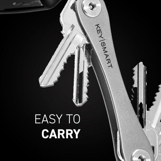 Compact Keychain and Key Organizer - Holds up to 14 Keys Titanium key ...