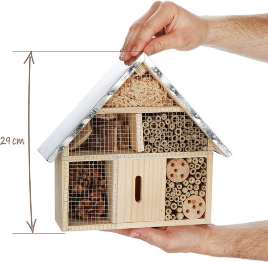 Hotel de insectos de madera - Casa de insectos para colgar - Insectos ...