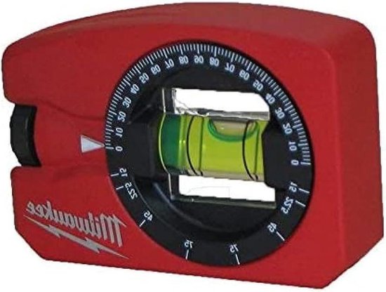 Waterpas Pocket 360° magnetisch rood - Milwaukee 4932459597 | bol